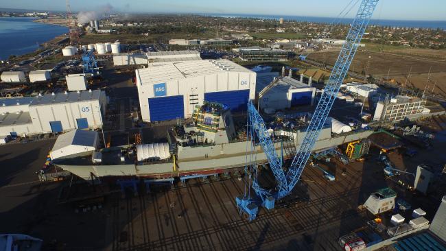 Osborne naval shipyard transformed by $1.2 billion upgrade for Offshore ...